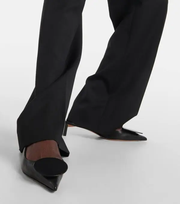 Jacquemus Les Slingbacks Duelo Leather Pumps