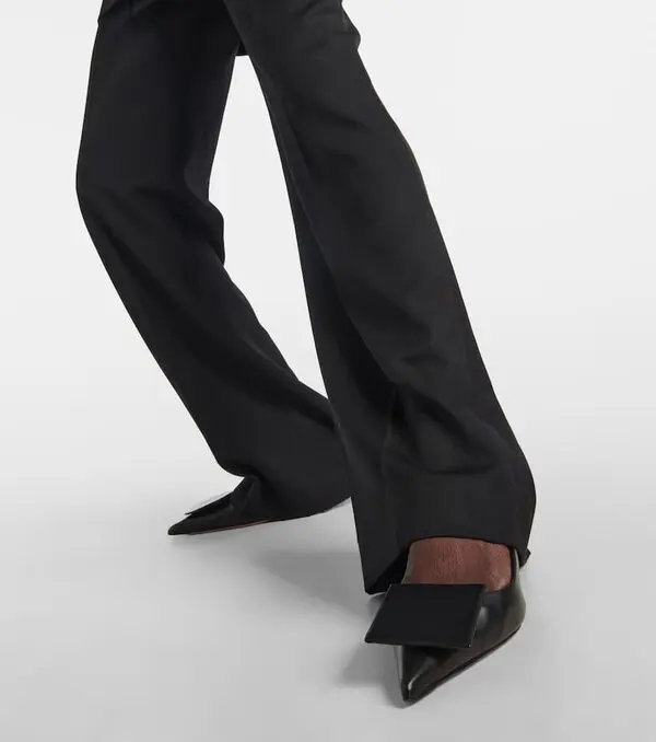 Jacquemus Les Slingbacks Duelo Leather Pumps