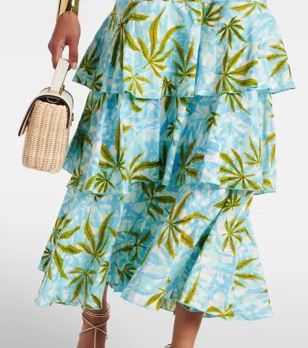 Diane Von Furstenberg Cate Printed Cotton Maxi Dress