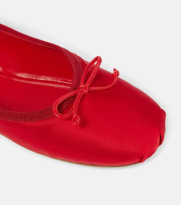 Miu Miu Satin Ballerinas