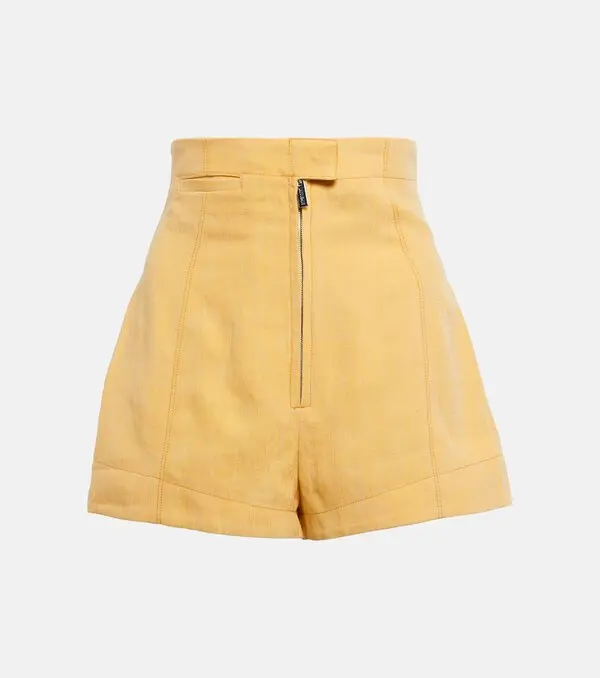 Jacquemus Le Short Areia High-rise Linen-blend Shorts