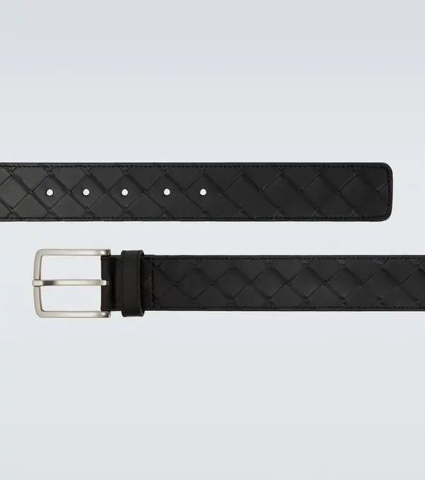 Bottega Veneta Intrecciato Leather Belt