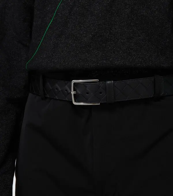 Bottega Veneta Intrecciato Leather Belt