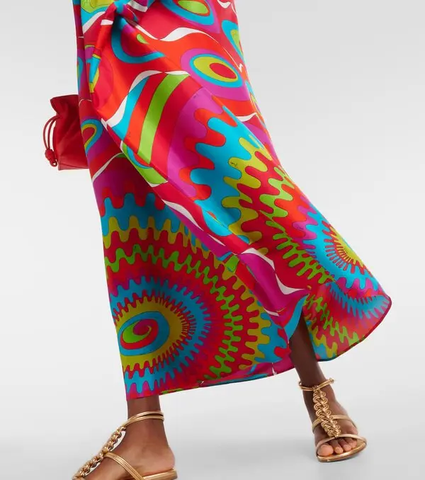 Emilio Pucci Bersaglio Silk Kaftan