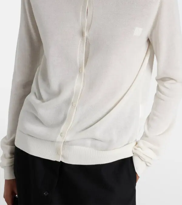 TOTEME Logo Cardigan