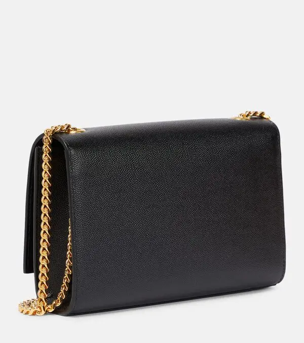 Saint Laurent Kate Small Leather Shoulder Bag - Black