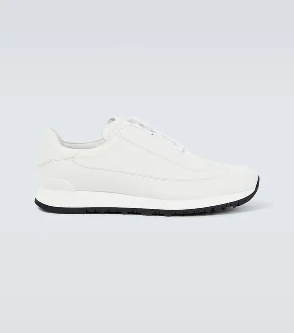 John Lobb Foundry Ii Leather Low-top Sneakers