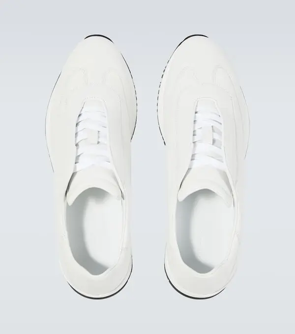John Lobb Foundry Ii Leather Low-top Sneakers
