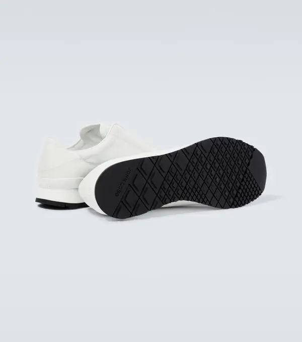 John Lobb Foundry Ii Leather Low-top Sneakers