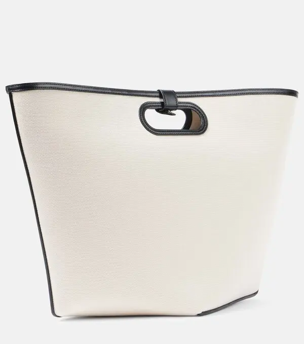 Alaïa Large Canvas Tote Bag