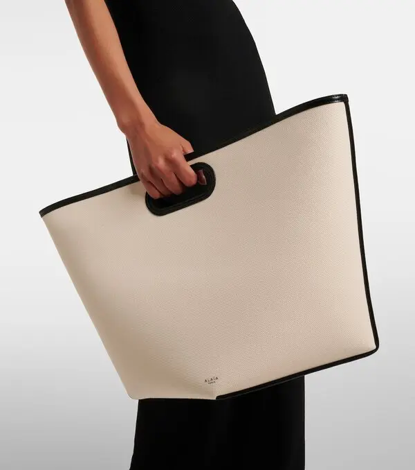 Alaïa Large Canvas Tote Bag