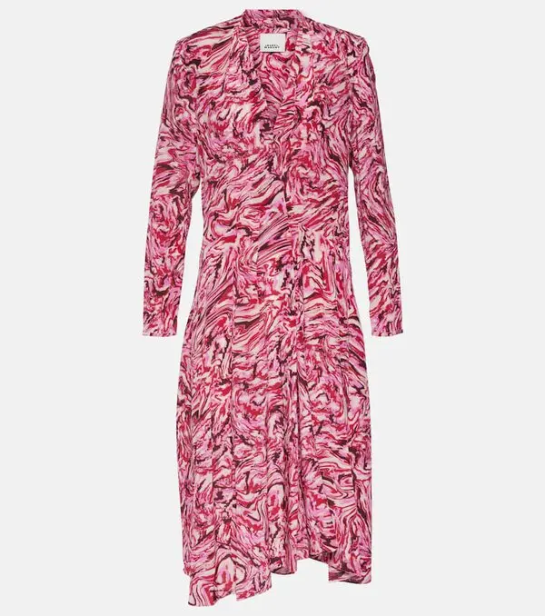 Isabel Marant Étoile Patel Printed Silk Midi Dress