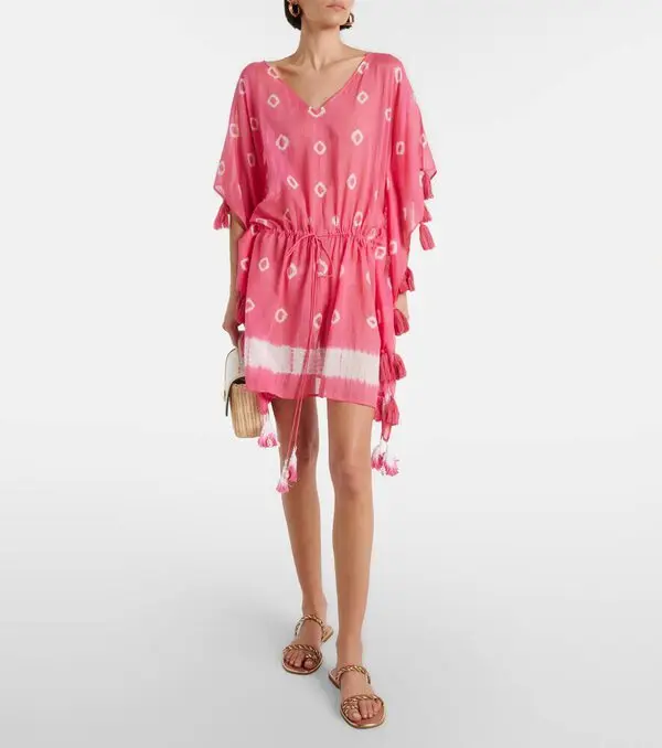 Anna Kosturova Sand Dollar Tie-dye Kaftan