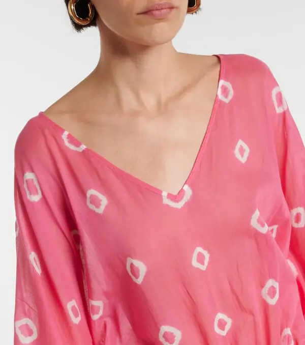 Anna Kosturova Sand Dollar Tie-dye Kaftan
