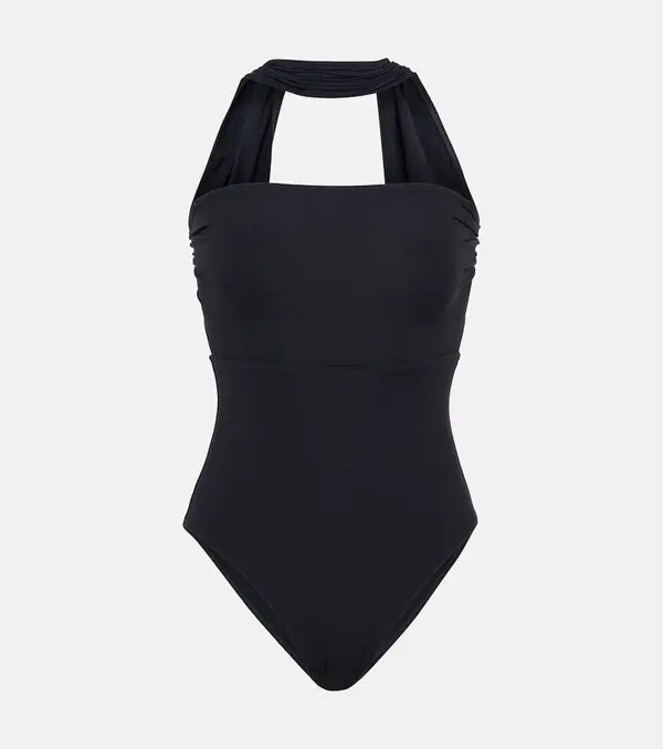 TOTEME Cutout One Piece Swimsuit - Black