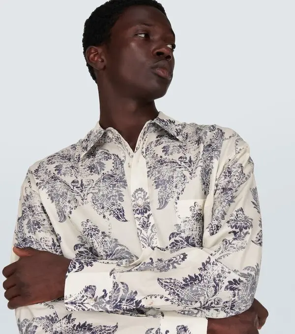 Commas Silk And Cotton Shirt