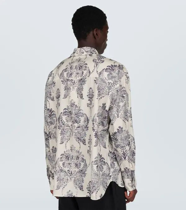 Commas Silk And Cotton Shirt
