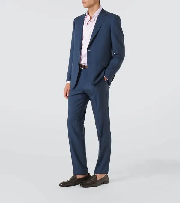 Zegna Trofeo Striped Cotton Shirt
