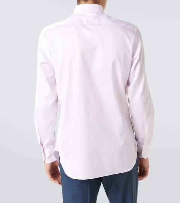 Zegna Trofeo Striped Cotton Shirt