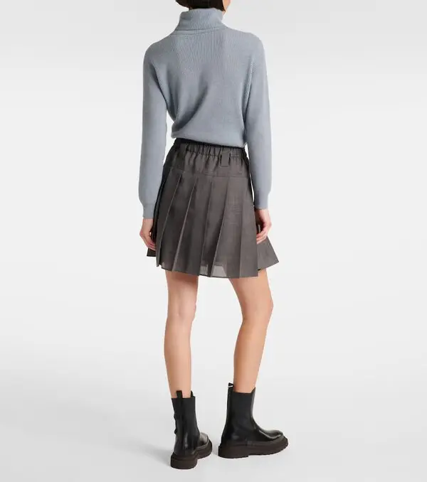 Brunello Cucinelli Pleated Skirt