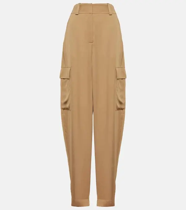 JOSEPH Treveris High-rise Tapered Pants
