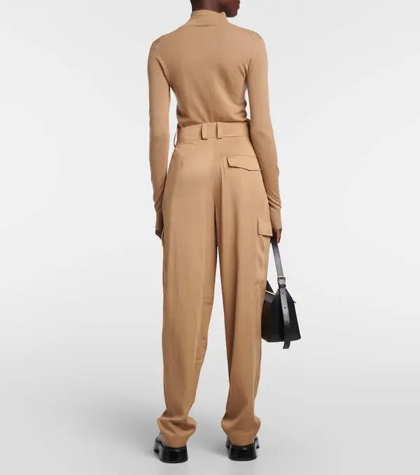 JOSEPH Treveris High-rise Tapered Pants