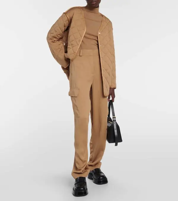 JOSEPH Treveris High-rise Tapered Pants