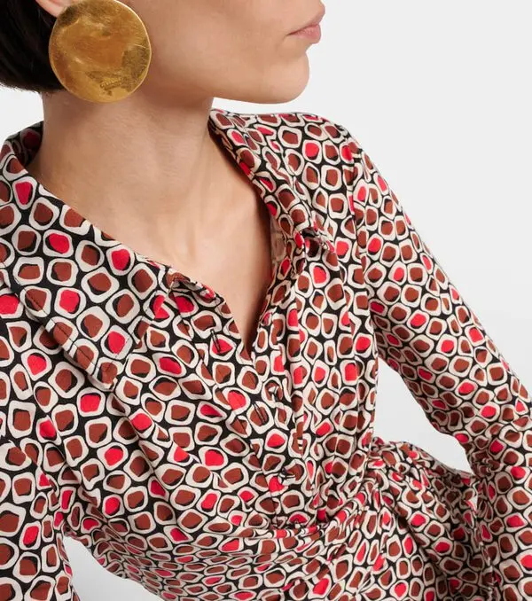 Diane Von Furstenberg Michelle Printed Jumpsuit