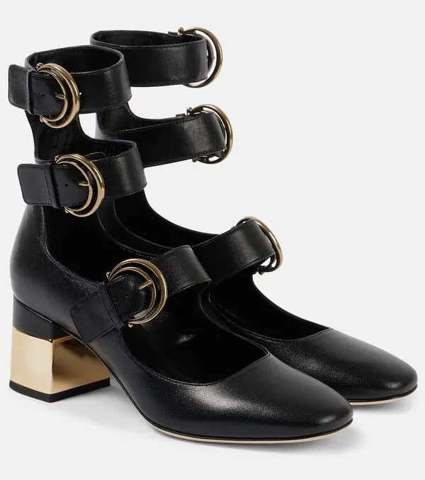 Chloé Alize Leather Pumps