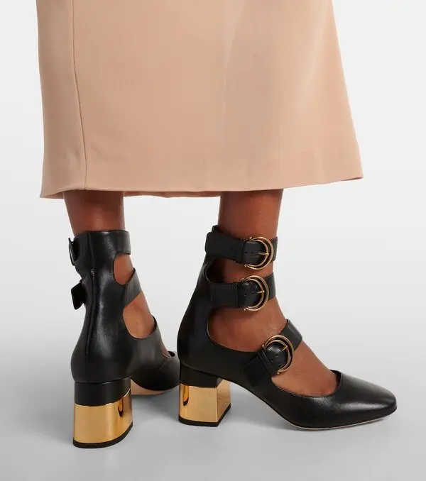 Chloé Alize Leather Pumps