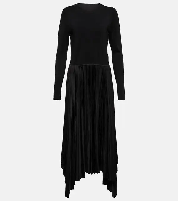 JOSEPH Deron Asymmetric Midi Dress