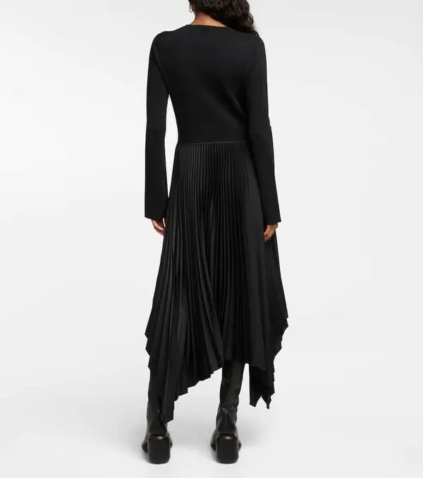 JOSEPH Deron Asymmetric Midi Dress