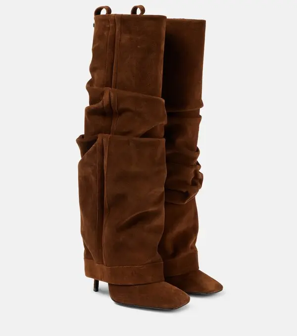 Attico Rea Suede Knee-high Boots