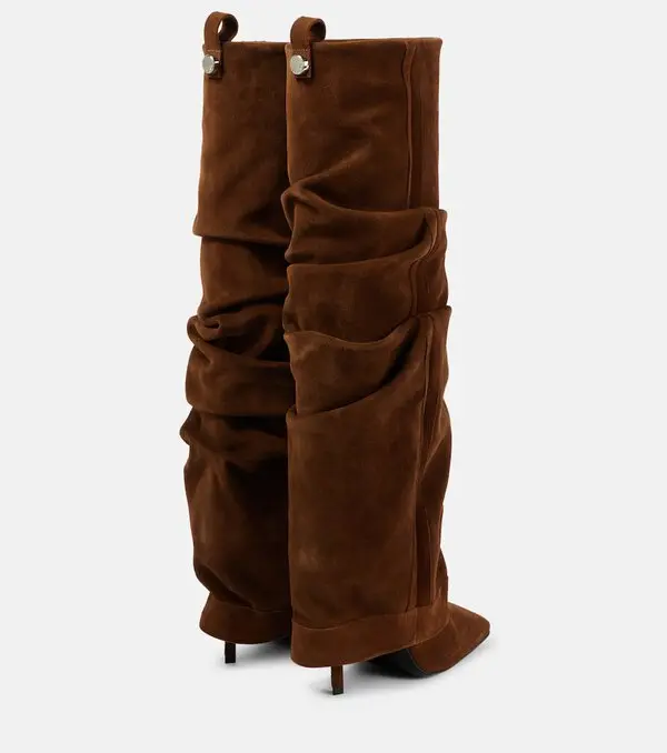 Attico Rea Suede Knee-high Boots
