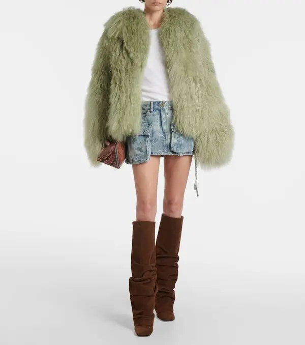 Attico Rea Suede Knee-high Boots