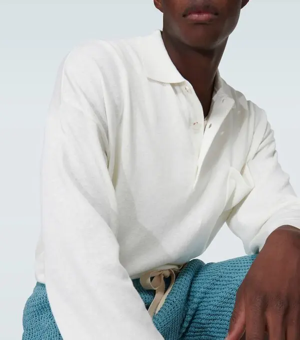 Commas Oversized Polo Sweater