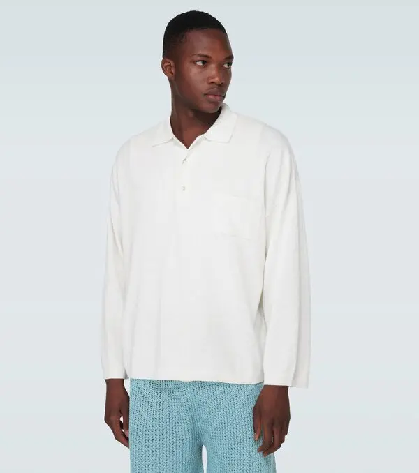 Commas Oversized Polo Sweater