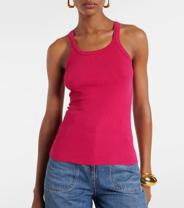 RE/DONE Ribbed-knit Tank Top
