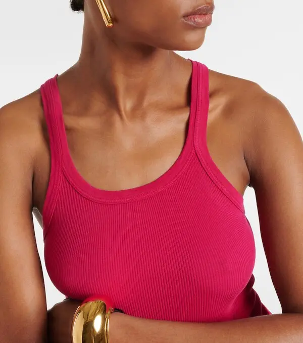 RE/DONE Ribbed-knit Tank Top