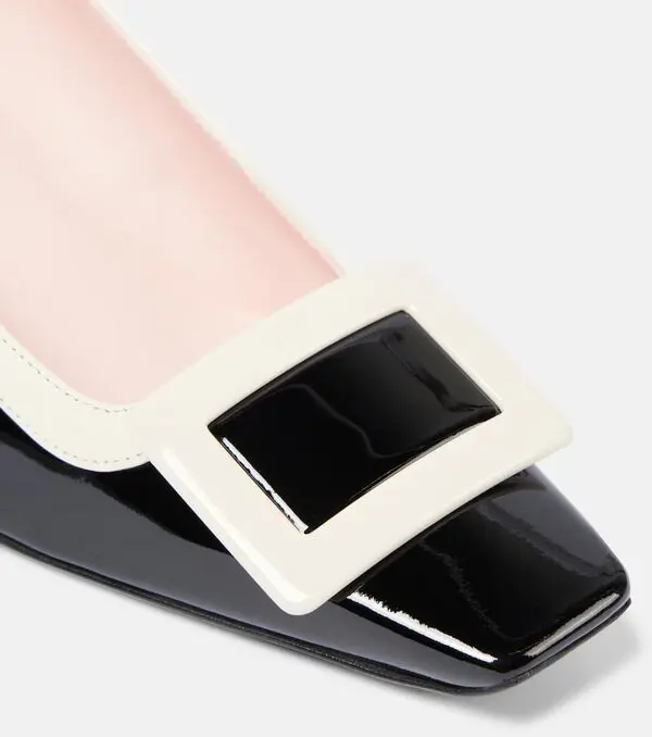 ROGER VIVIER Belle Vivier 45 Patent Leather Pumps