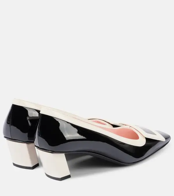 ROGER VIVIER Belle Vivier 45 Patent Leather Pumps