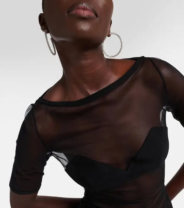 NENSI DOJAKA Mesh Top