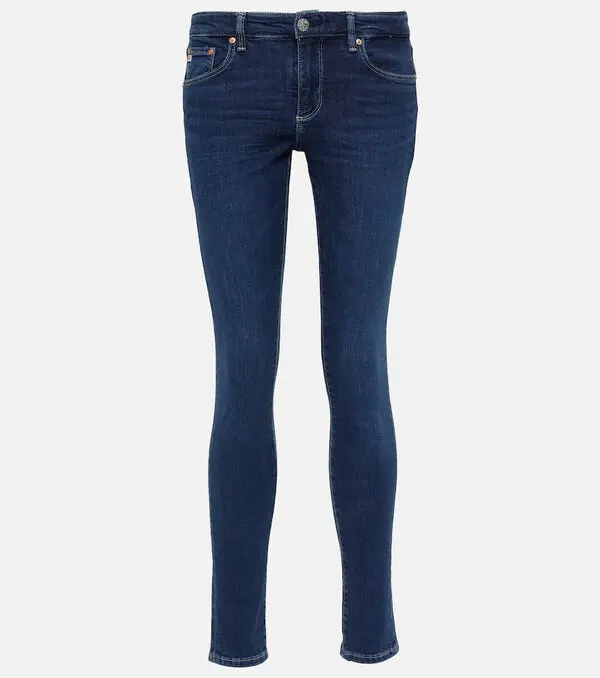 Ag Mid-rise Skinny Jeans