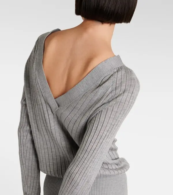 Proenza Schouler Eden Wool-blend Ribbed Midi Dress