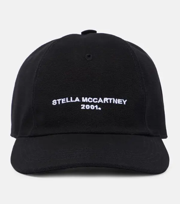 Stella McCartney Embroidered Logo Baseball Cap - Black