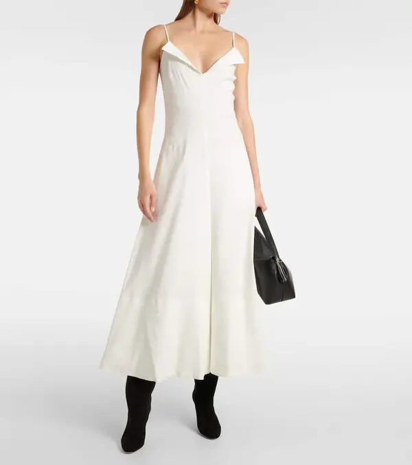 Proenza Schouler Ruby Linen-blend Midi Dress