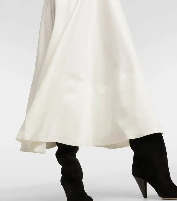 Proenza Schouler Ruby Linen-blend Midi Dress