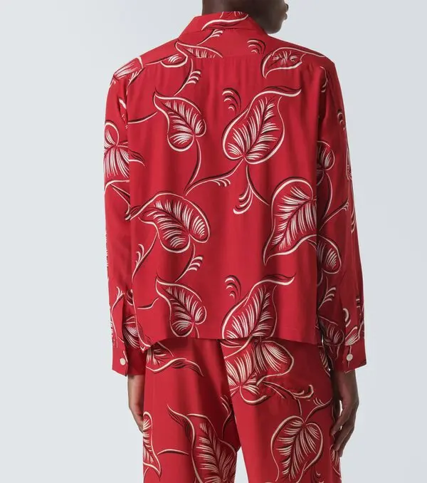 BODE Creeping Begonia Printed Shirt