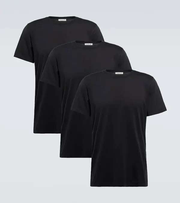 CDLP Set Of 3 Jersey T-shirts - Black