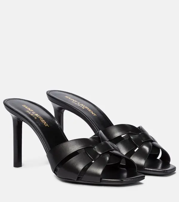 Saint Laurent Tribute 85 Leather Sandals
